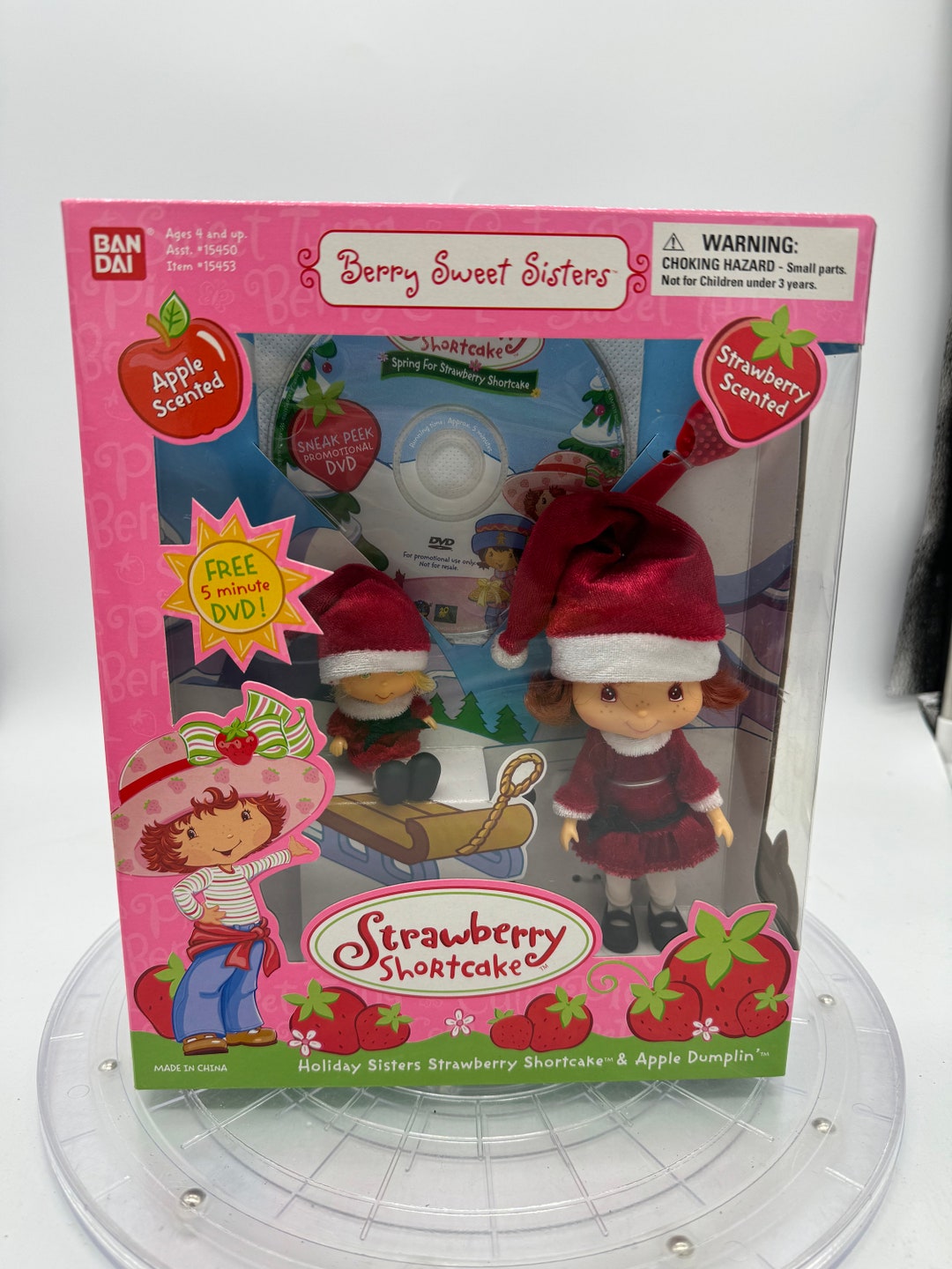 Strawberry Shortcake Berry Sweet Sisters Holiday Dolls With Original ...