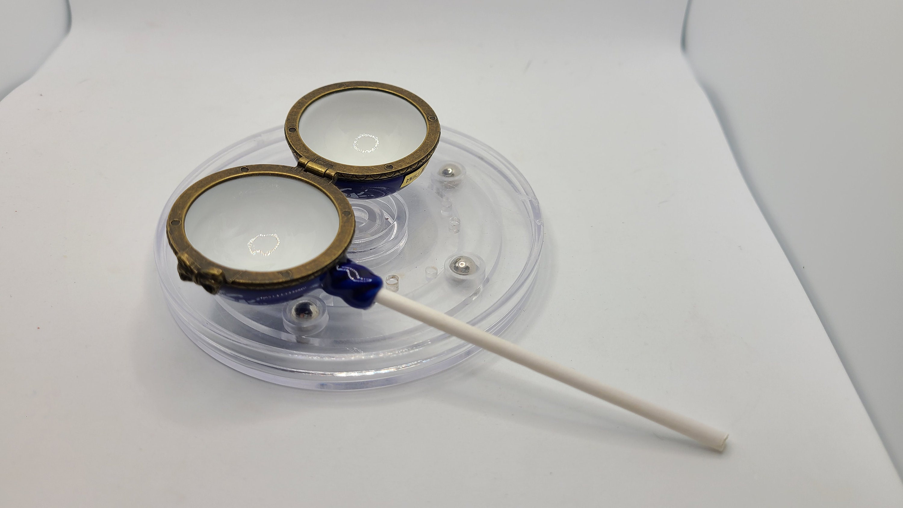 1998 Blue Tootsie Pop Porcelain Hinged Box With Original Box. | Etsy