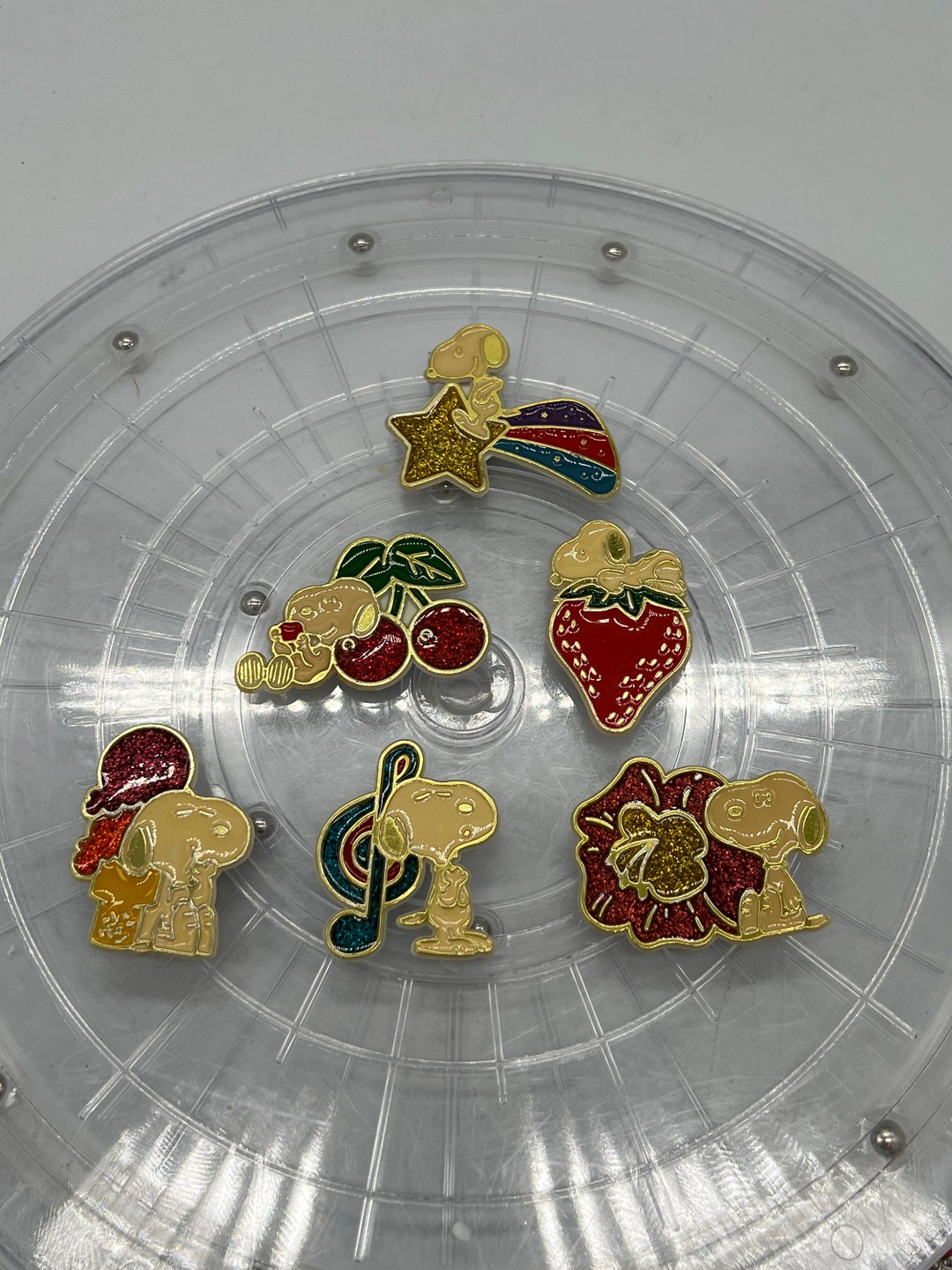 Vintage Snoopy Dog From Peanuts Cartoons Shiny Refrigerator Magnets ...