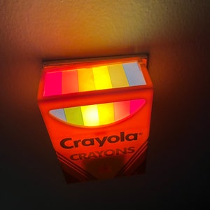 Vintage 1990’s Crayola Crayons Night Light! - Etsy