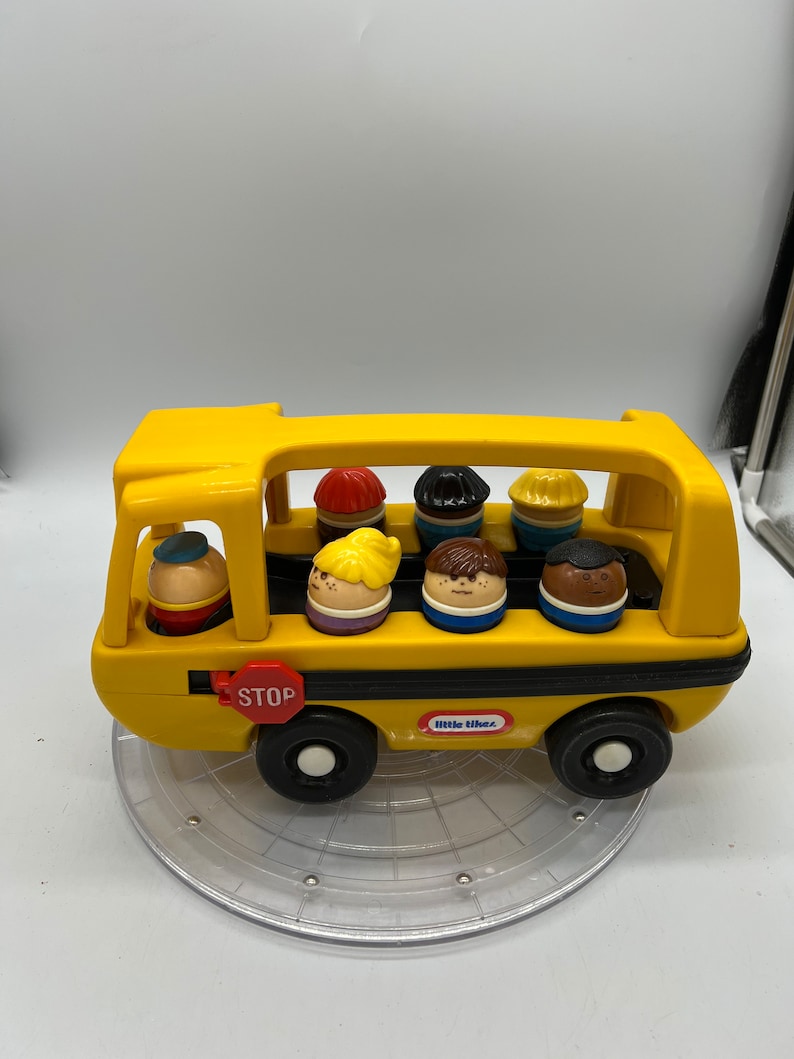 1988 Toddler Tots Little Tikes School Bus With Seven People. - Etsy