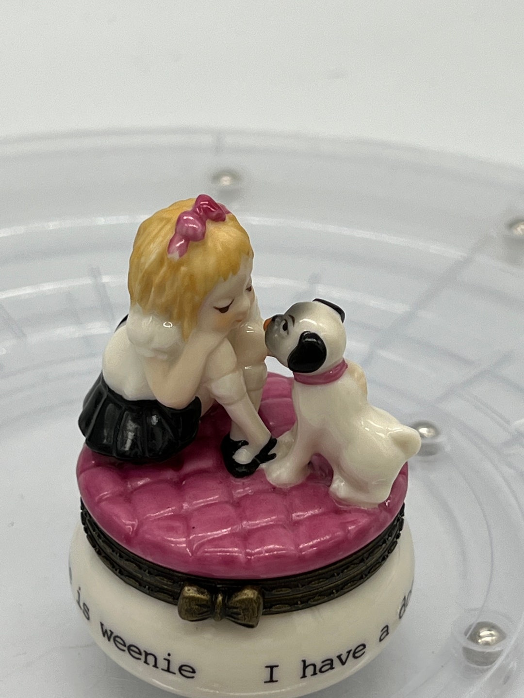 Eloise PHB Porcelain Hinged Box With Weenie the Pug! - Etsy
