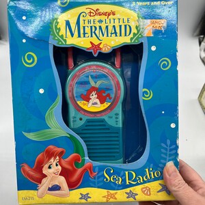 1990’s Disney’s the Little Mermaid Sea Radio With Box. - Etsy