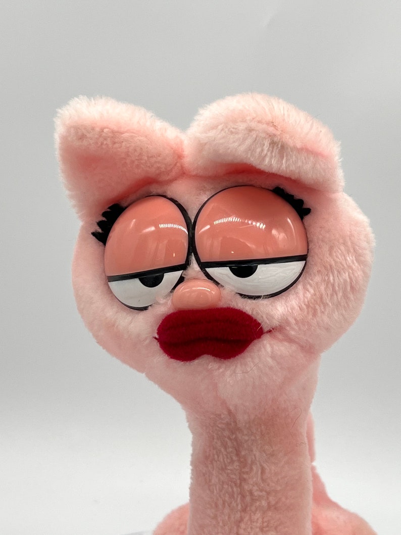 1984 Large Arlene Pink Cat From Garfield. - Etsy