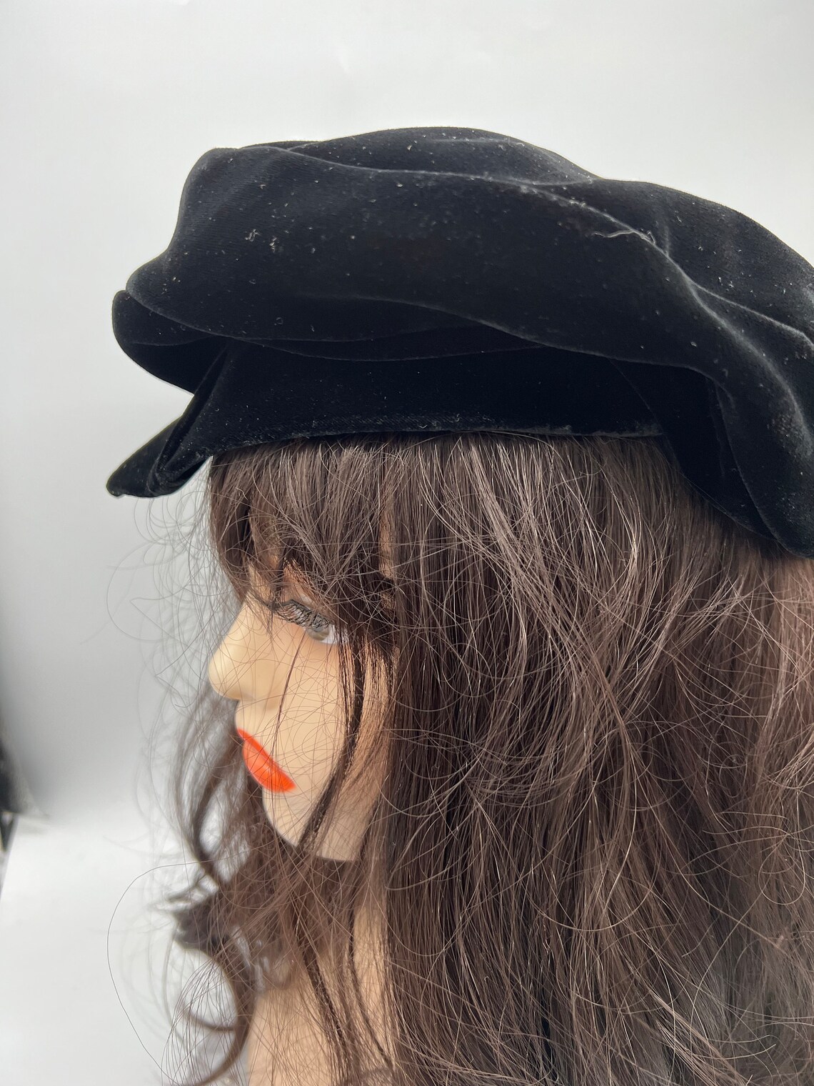 Vintage Bellini Original Black Velvet Ladies Hat. - Etsy