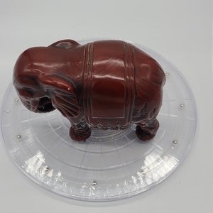 Vintage Ceramic Vernissage Red Elephant Figurine. - Etsy