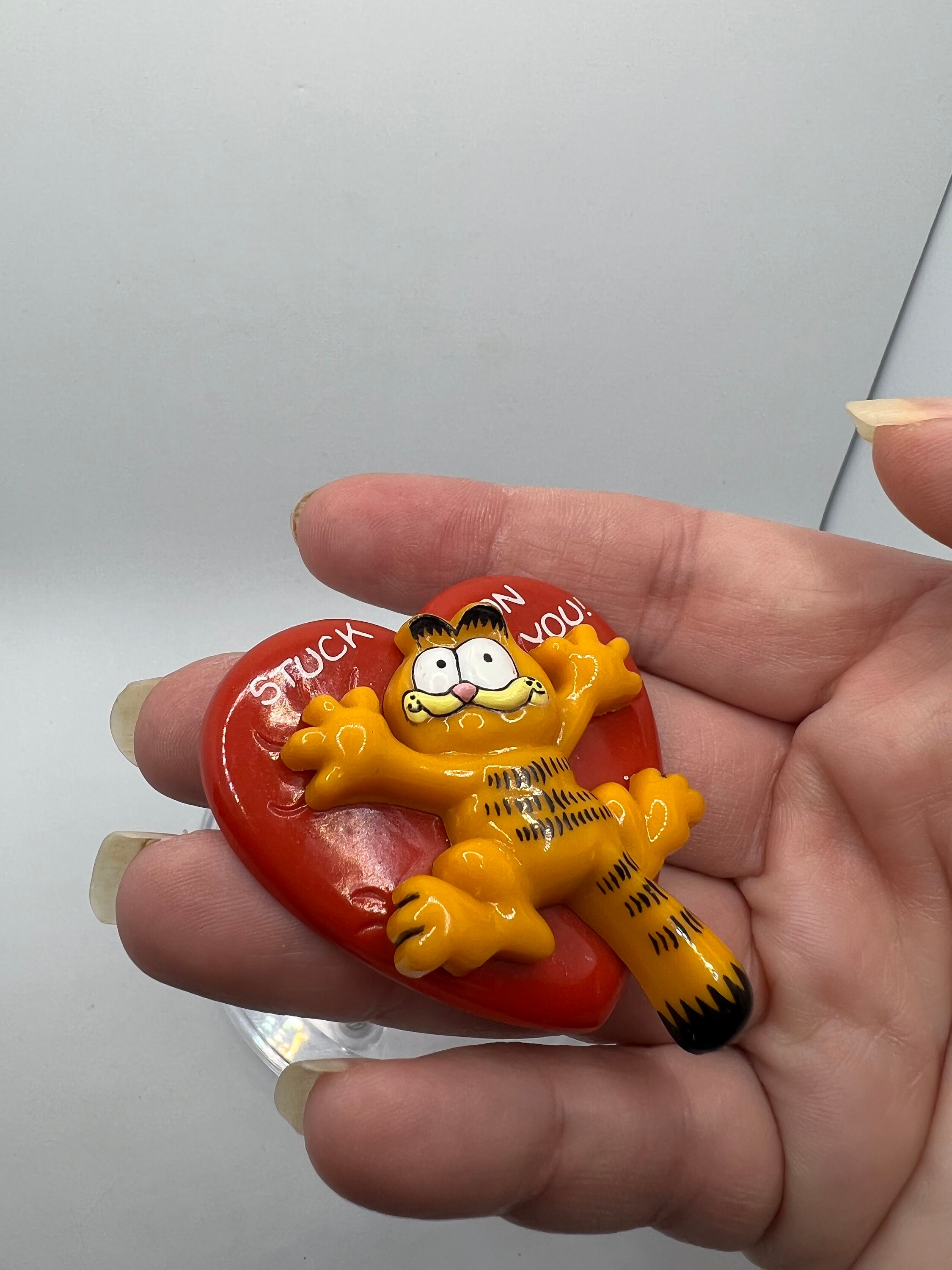 1980s Rare Garfield Valentine Themed Refrigerator Magnet | Etsy
