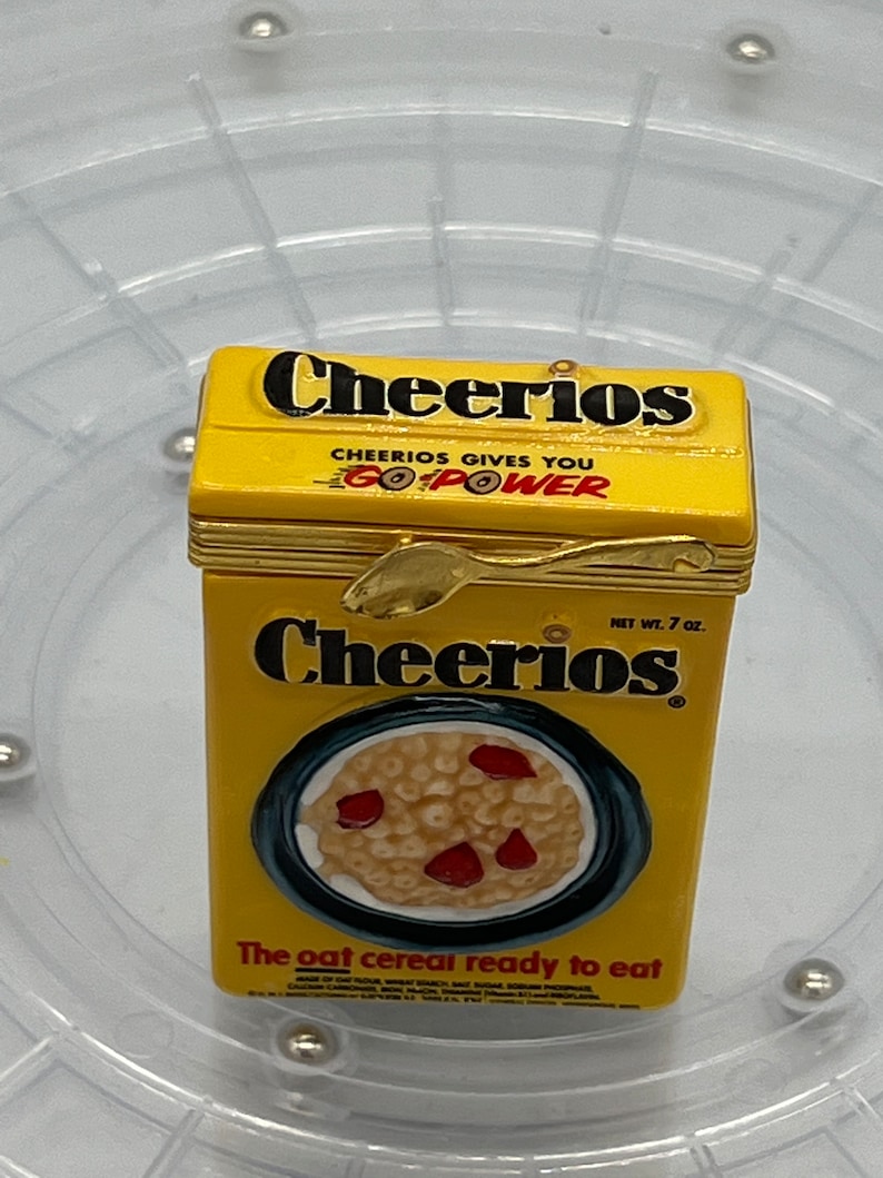 The Franklin Mint Cheerios Cereal PHB Porcelain Hinged Box. - Etsy Canada