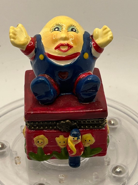 Vintage Nursery Rhyme Humpty Dumpty Porcelain Hinged Box With | Etsy