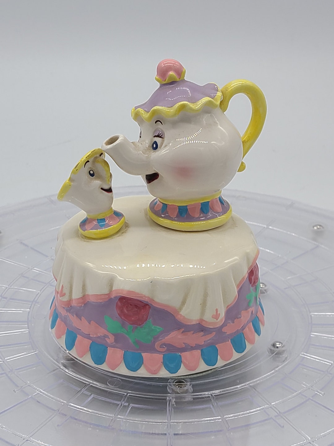 Rare Vintage Disney's Beauty and the Beast Mrs. Potts and Chip ...