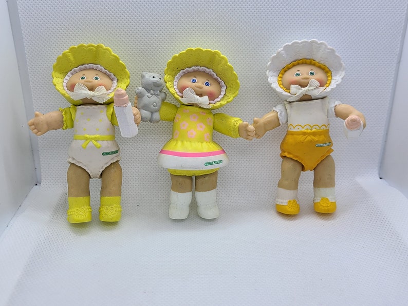 Vintage 1984 Cabbage Patch Kids Poseable Miniatures. 80s Kid. | Etsy