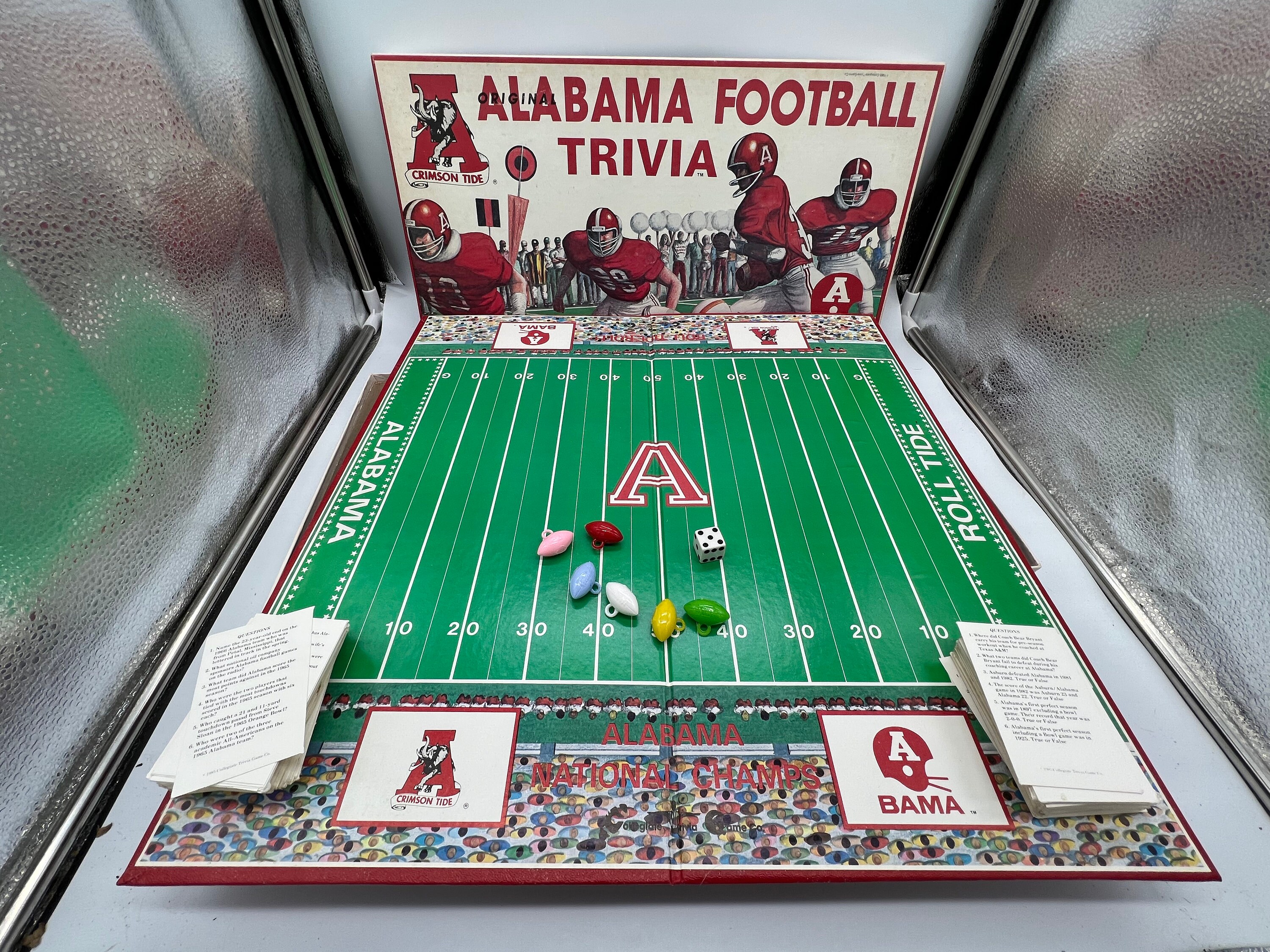 1985 Alabama Football Trivia Board Game. - Etsy