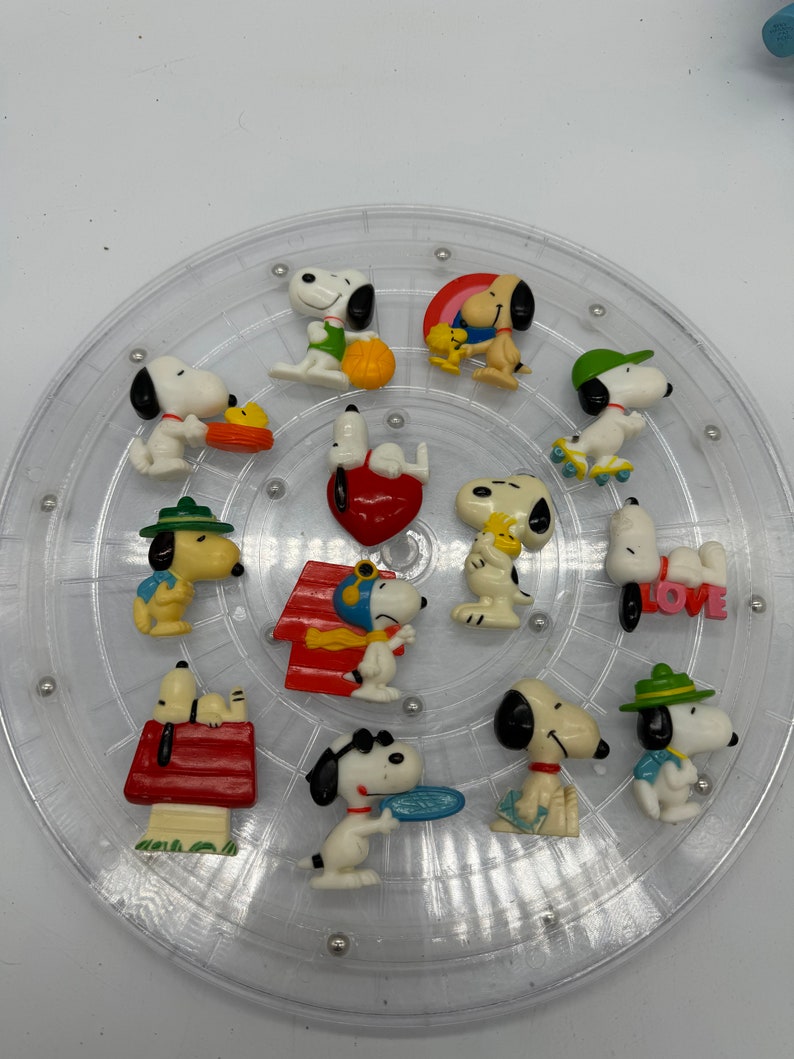Vintage Peanuts Snoopy and Woodstock Refrigerator Magnets! Sold ...