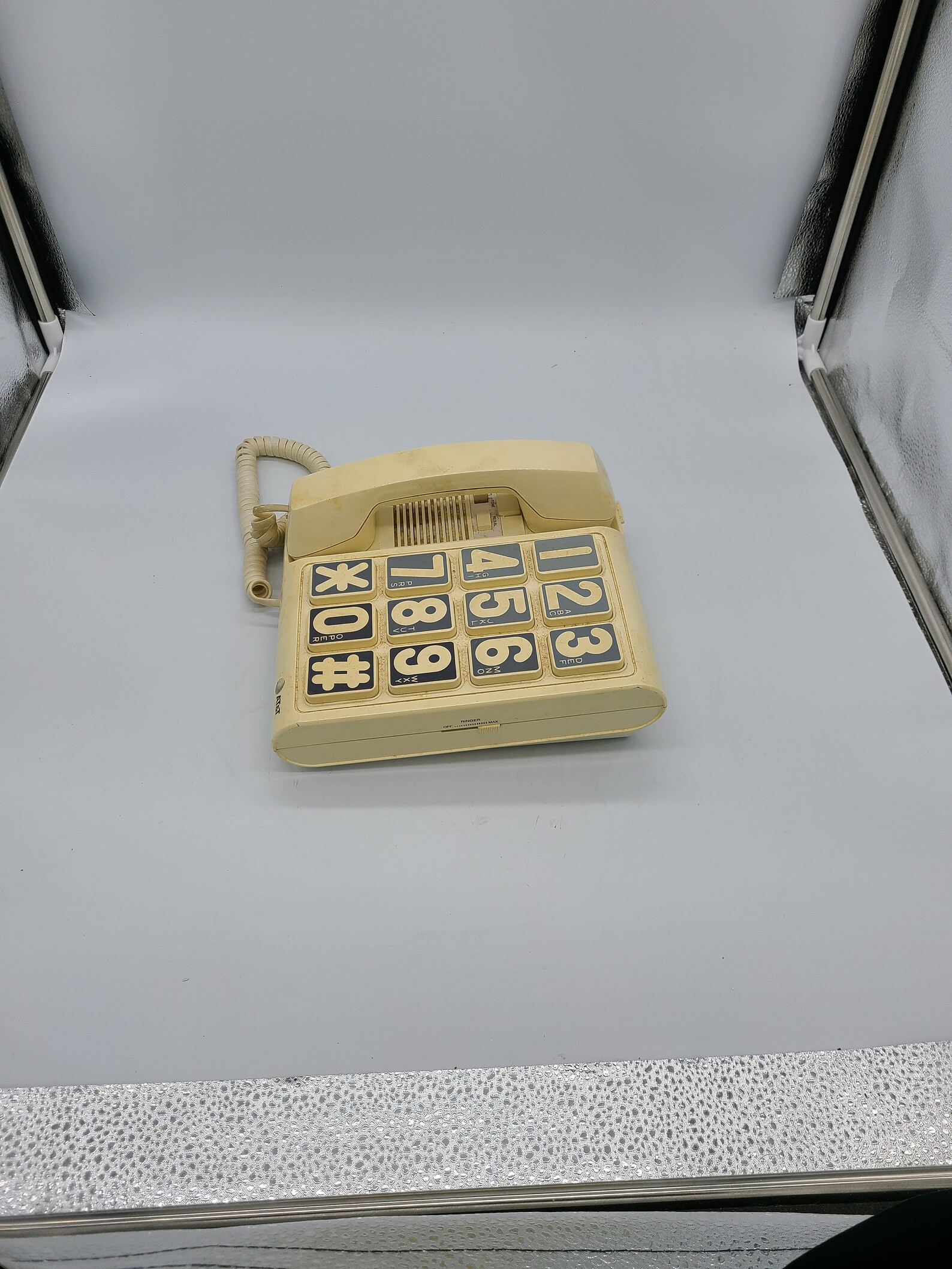 Vintage Large Number Push Button Telephone. - Etsy