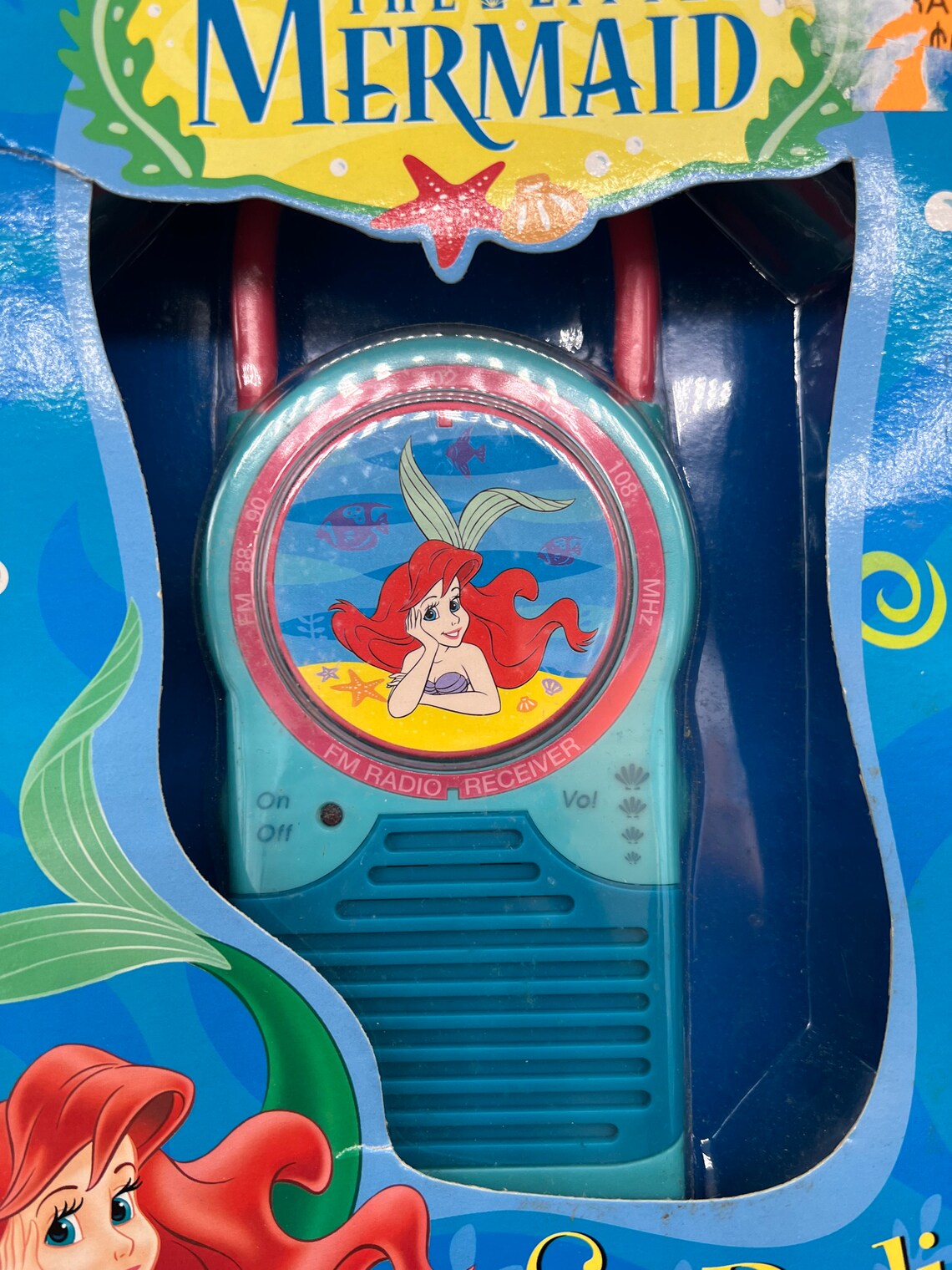 1990’s Disney’s the Little Mermaid Sea Radio With Box. - Etsy