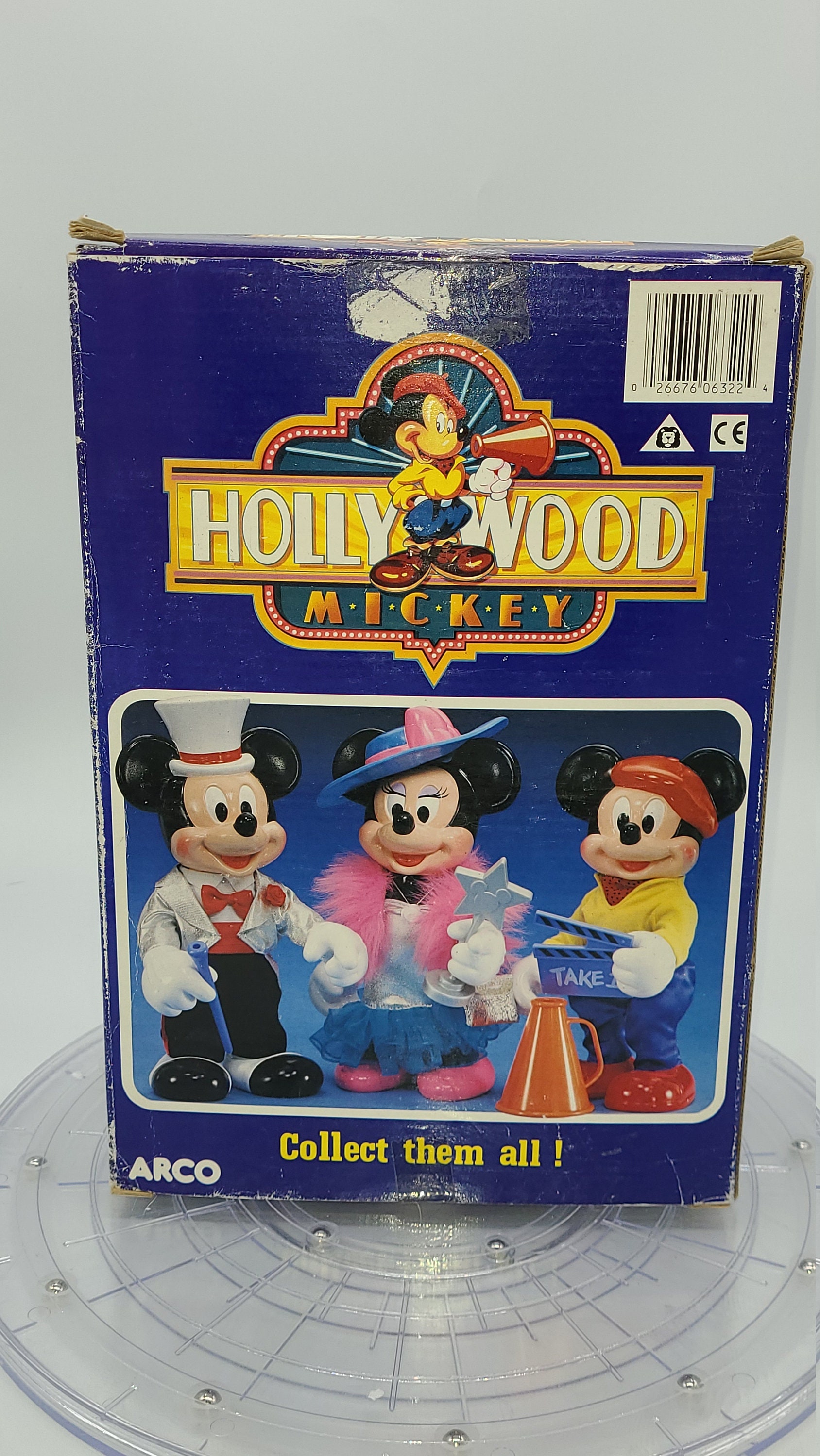 Vintage ARCO Poseable Mickey Mouse Movie Star Action Figure. | Etsy