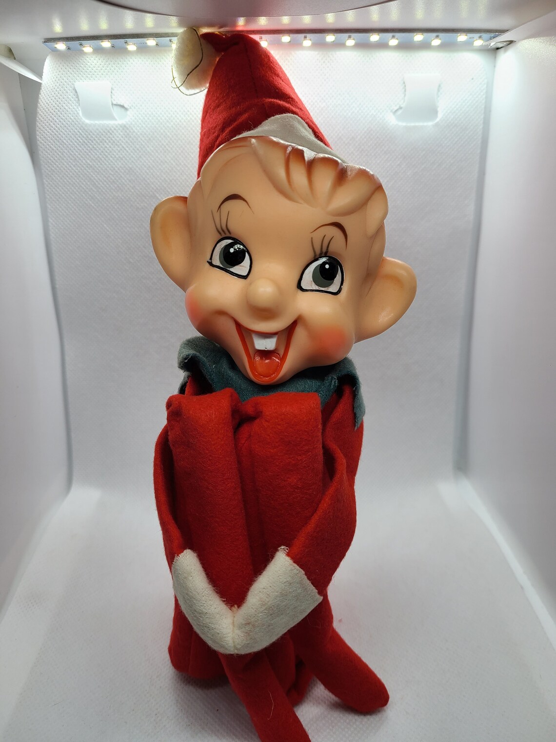 Vintage 12 inches Tall Rare Ginger Hair Herman Pecker Elf Knee | Etsy