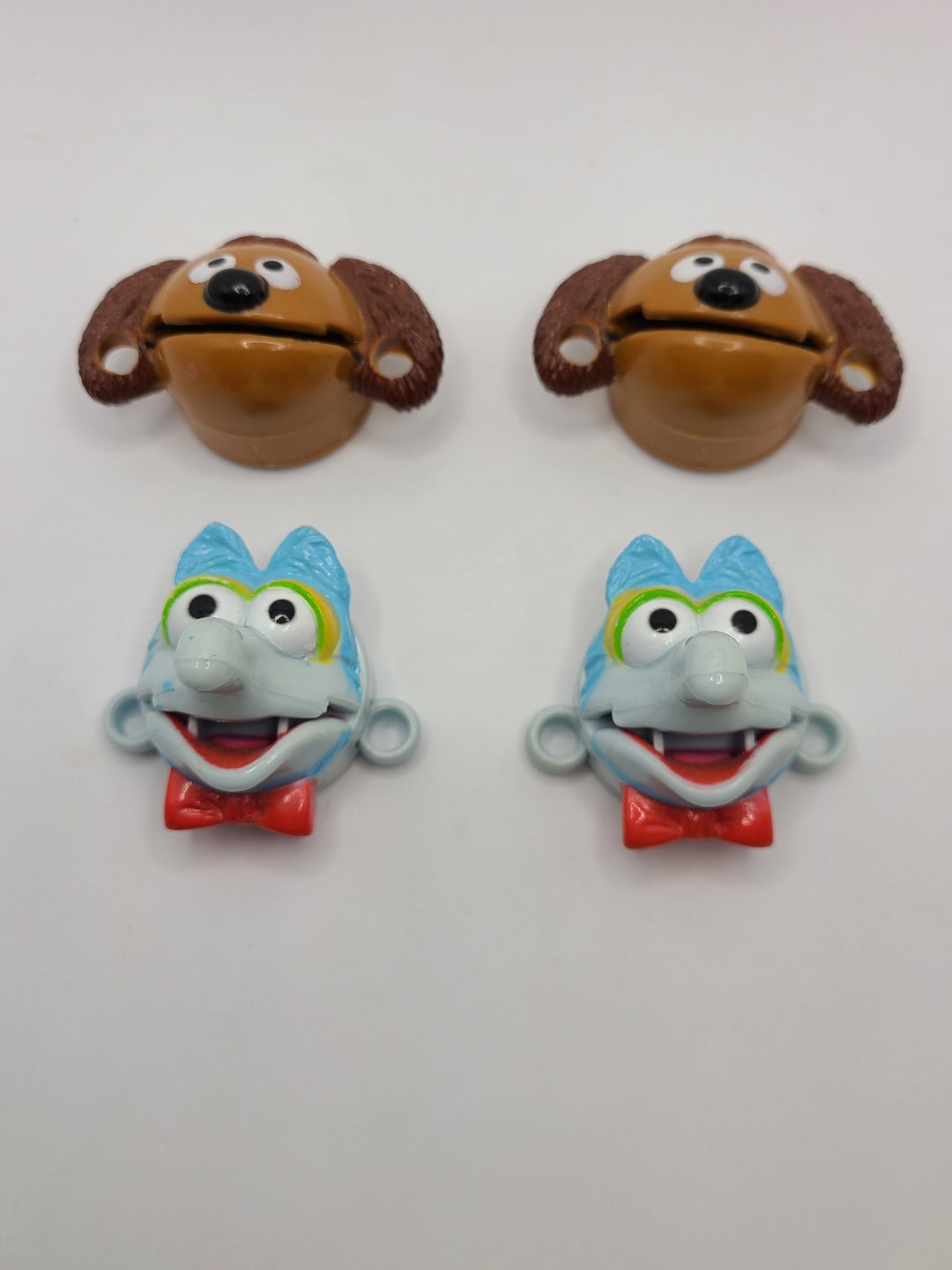 Rare 1988 Muppets Rowlf and Gonzo Shoelace Bow Biters. - Etsy