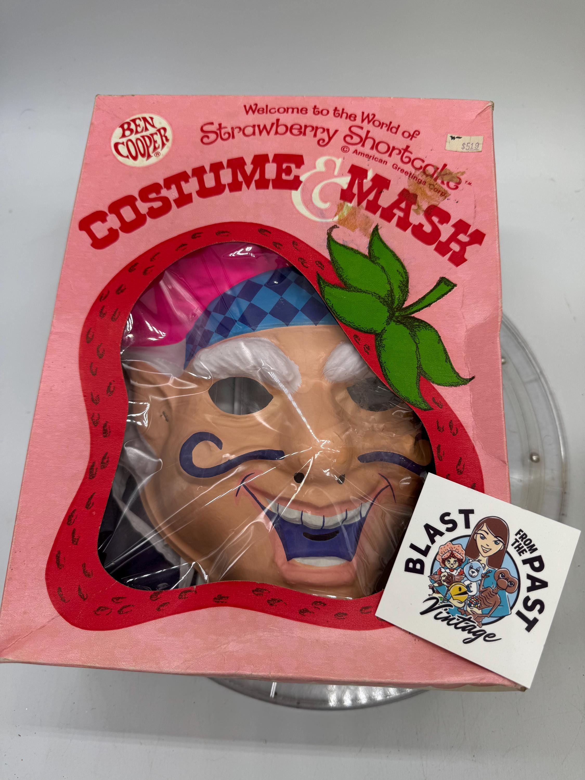 1981 Strawberry Shortcake the Purple Pieman Costume and Mask With Box ...
