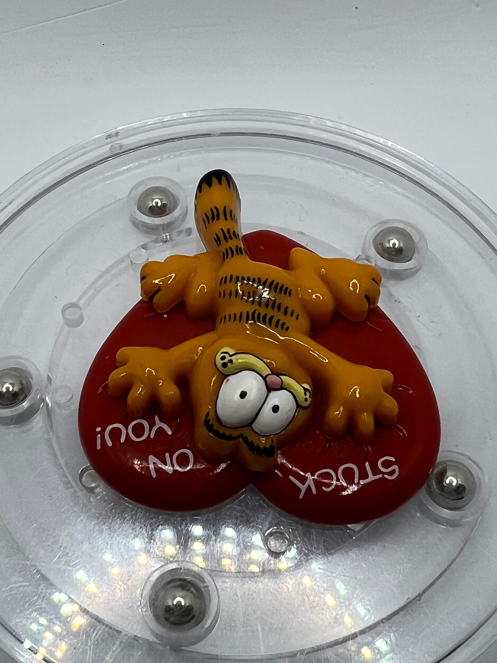 1980s Rare Garfield Valentine Themed Refrigerator Magnet | Etsy