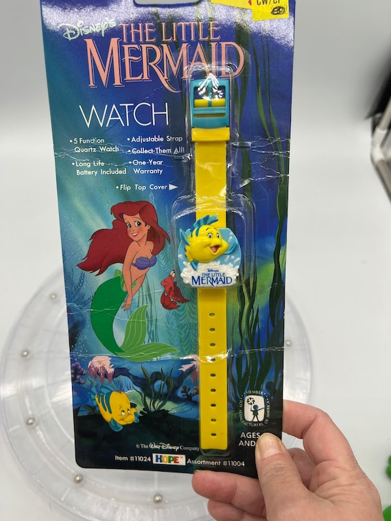 Vintage Disney's The Little Mermaid Flounder watch mi… - Gem