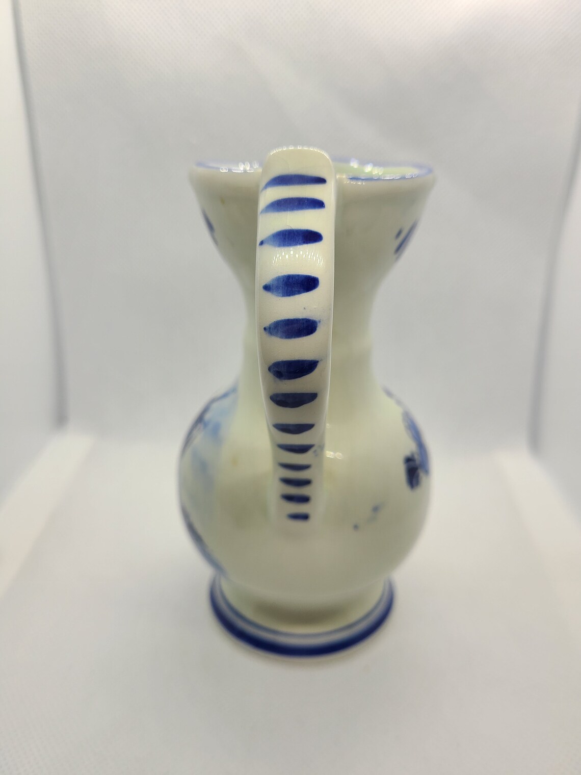 Vintage Miniature Delft Blue Vase - Etsy