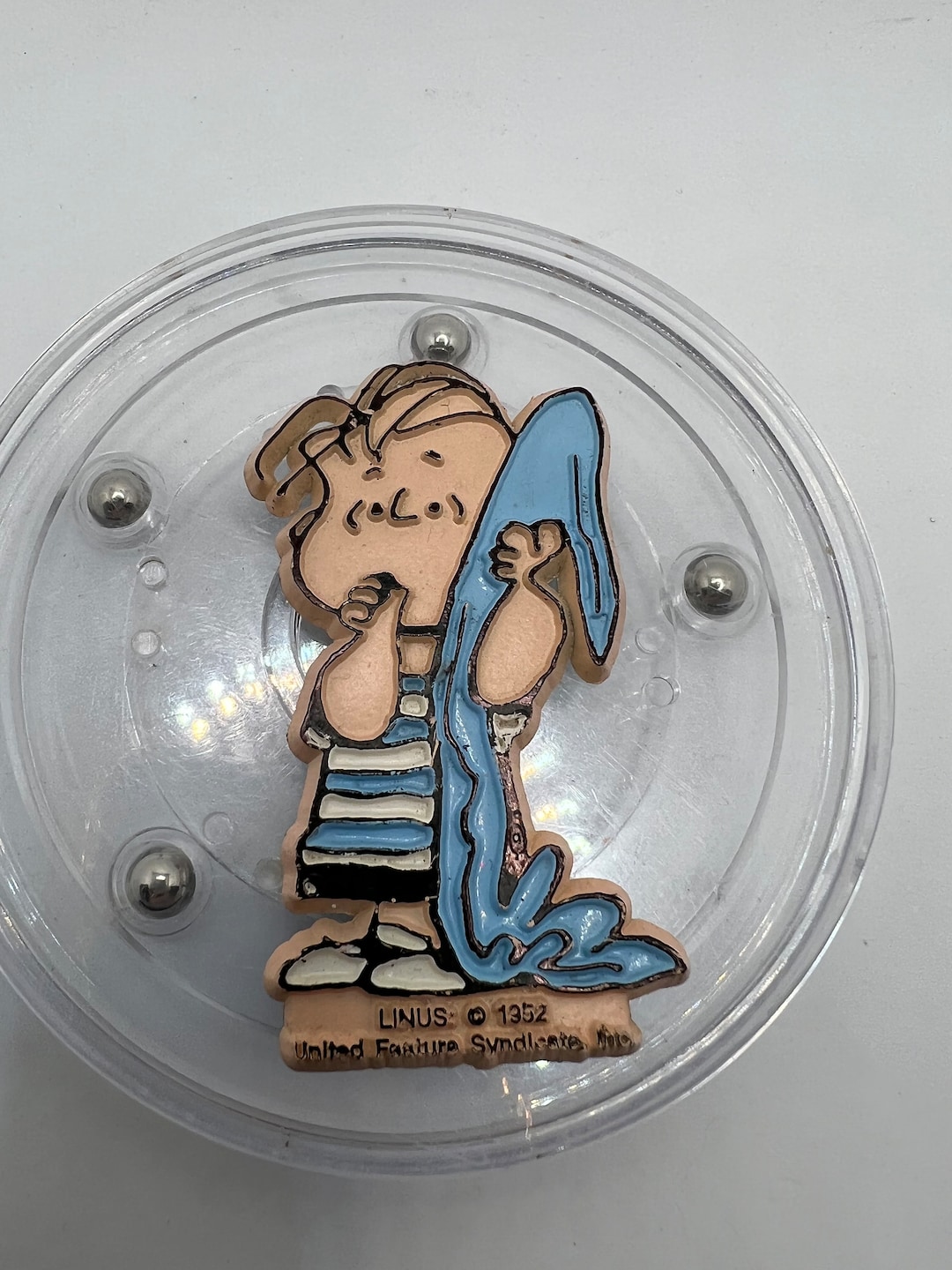 Adorable Peanuts Linus Rubber Refrigerator Magnet! - Etsy