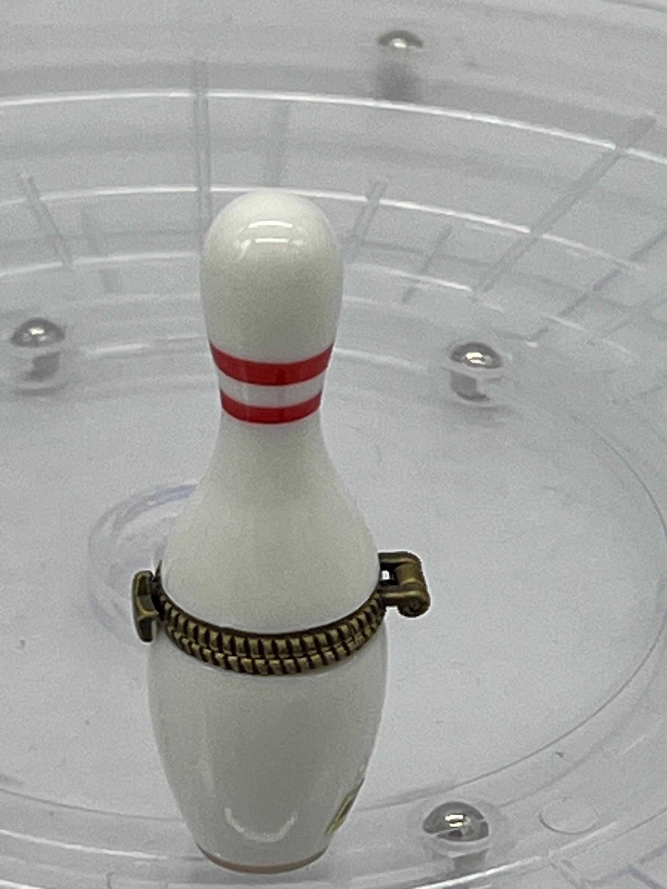 Vintage PHB Porcelain Hinged Box Bowling Pin With Bowling Ball - Etsy