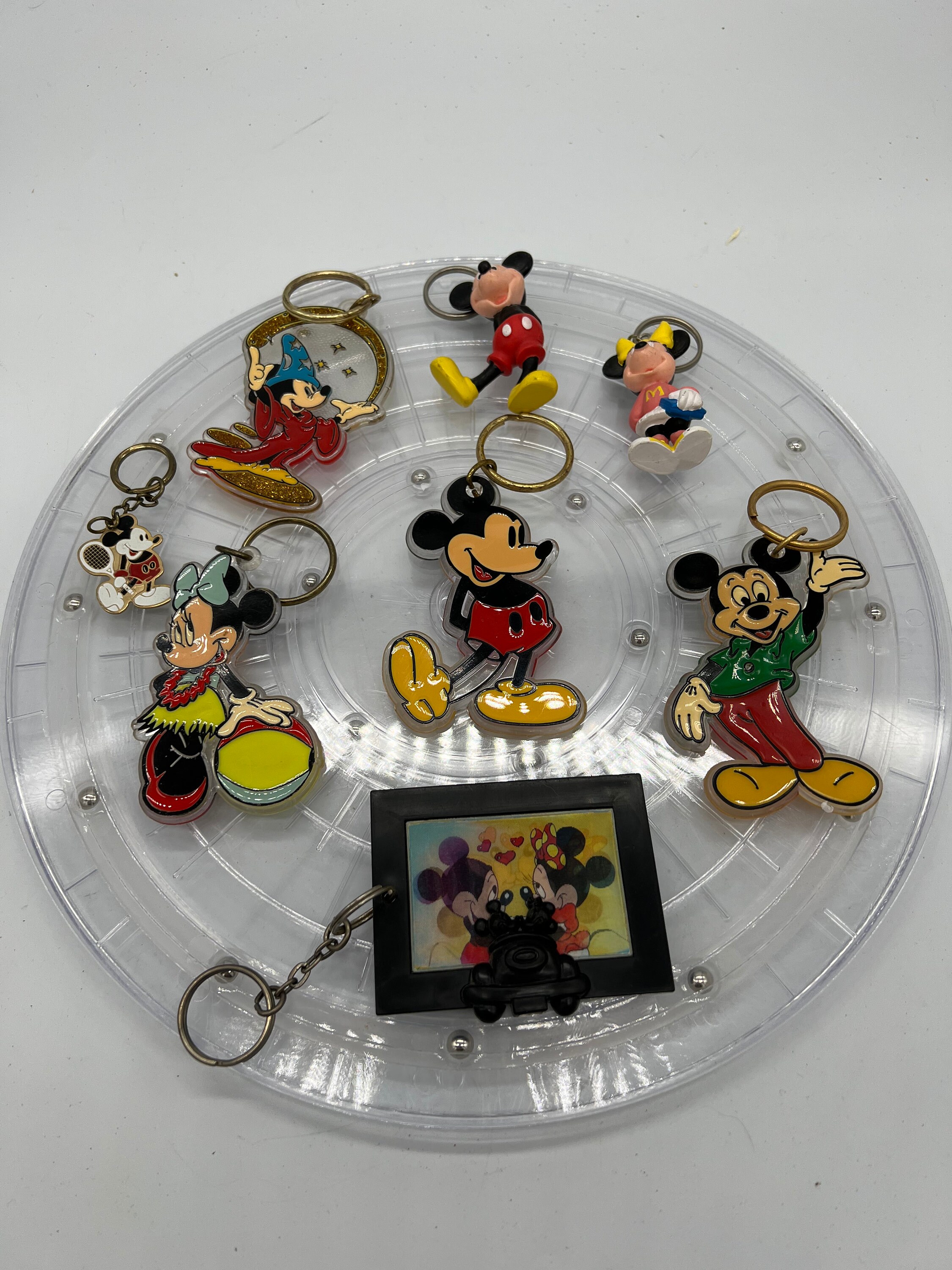 1980s and 1990s Disney Mickey and Minnie Mouse Key Chains. - Etsy