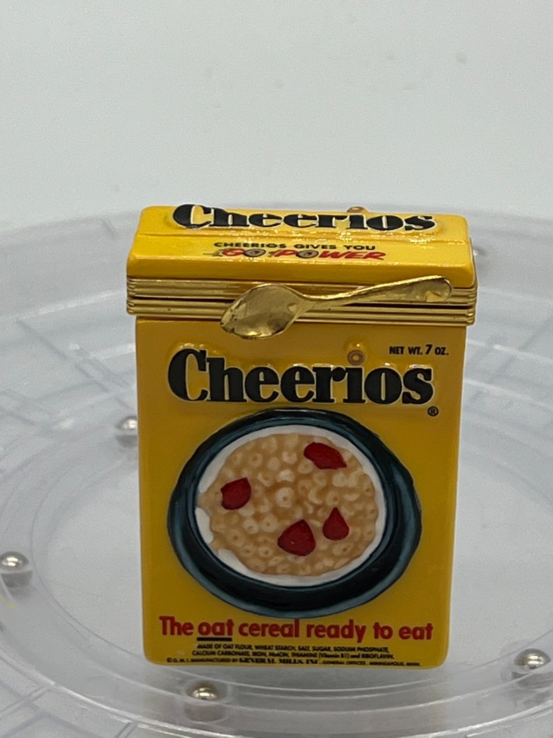 The Franklin Mint Cheerios Cereal PHB Porcelain Hinged Box. - Etsy