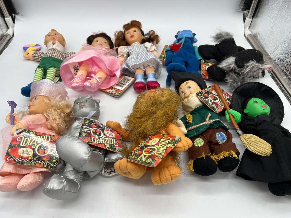 1998 Warner Brothers Turner Classic Wizard of Oz Beanie Dolls! Sold ...