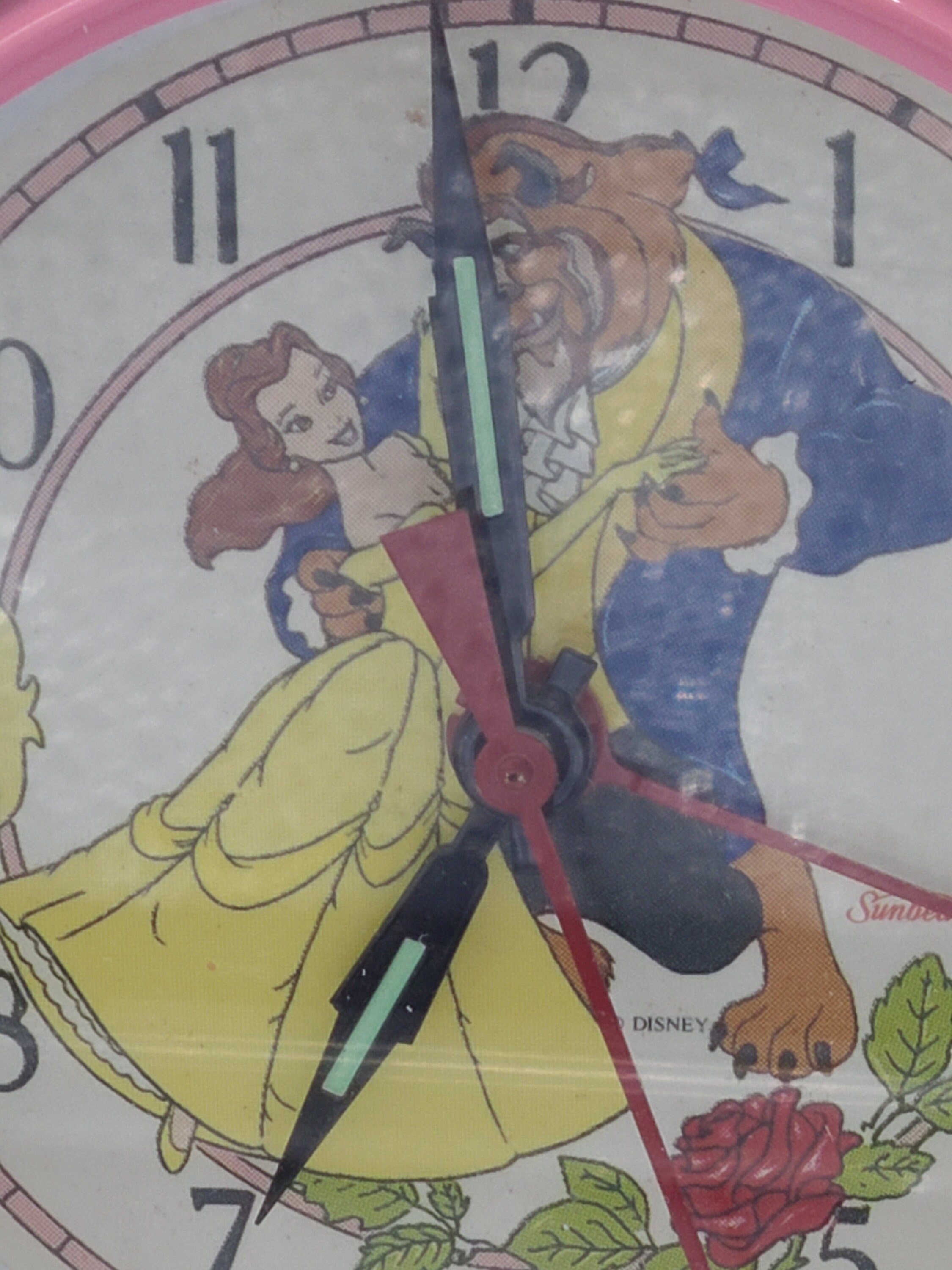 Vintage Disney's Beauty and the Beast Alarm Clock. | Etsy