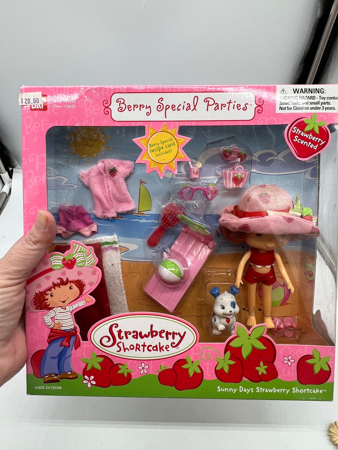 2003 Rare Strawberry Shortcake & Pupcake Doll Set - BAN DAI Berry ...