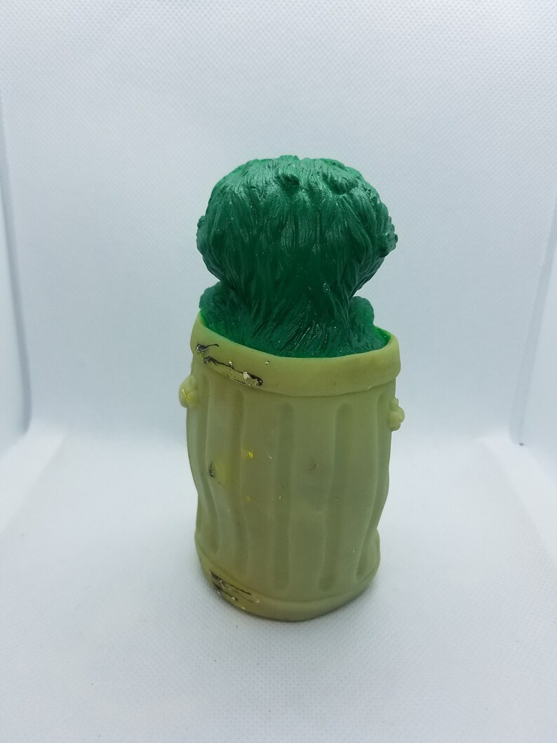 Vintage Squeak Toys. Oscar the Grouch and Anthropomorphic Jet and Car ...