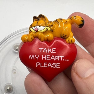 Garfield Refrigerator Magnet. “take My Heart…please! - Etsy