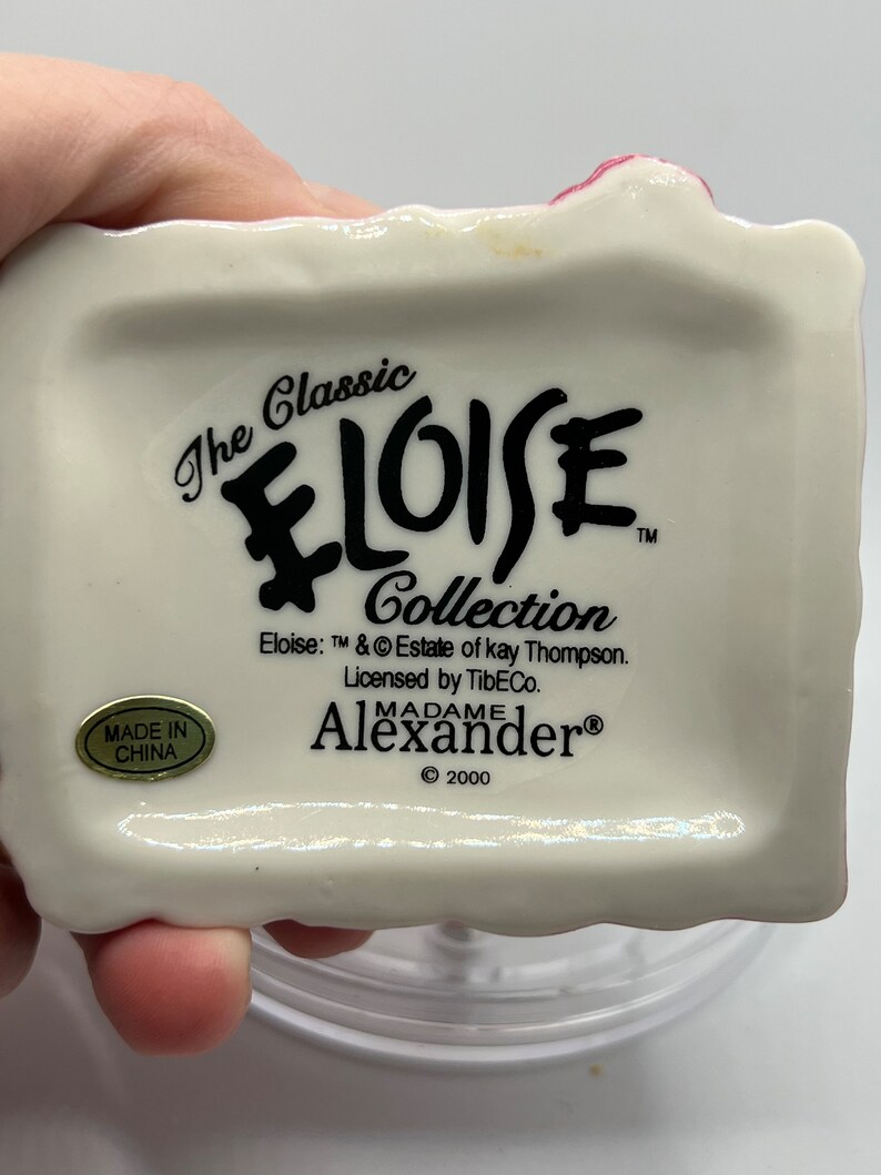 2000 Madame Alexander Eloise Porcelain Hinged Box With Turtle Trinket ...