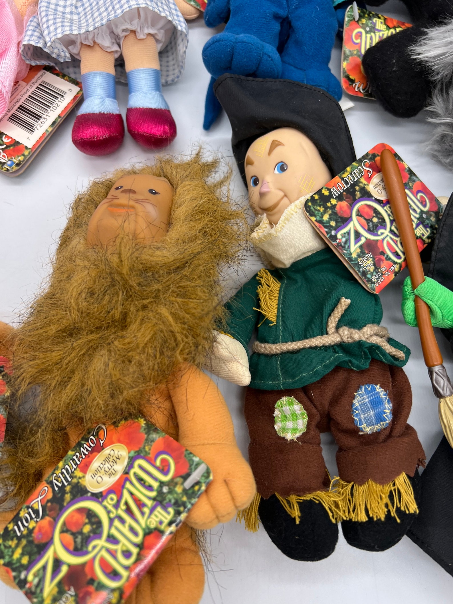1998 Warner Brothers Turner Classic Wizard of Oz Beanie Dolls! Sold ...
