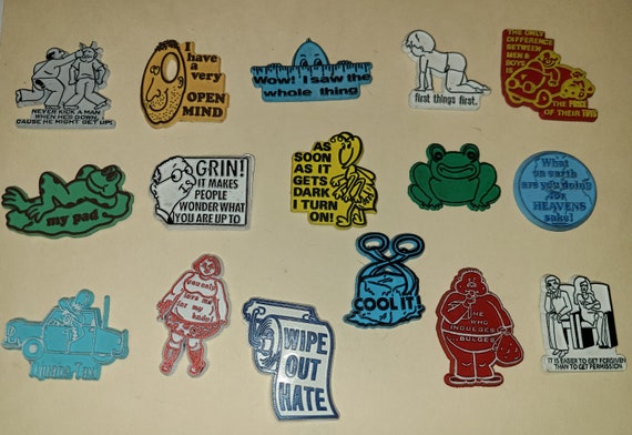 Vintage 1970s Rubber Magnets With Different Sayings Sold - Etsy