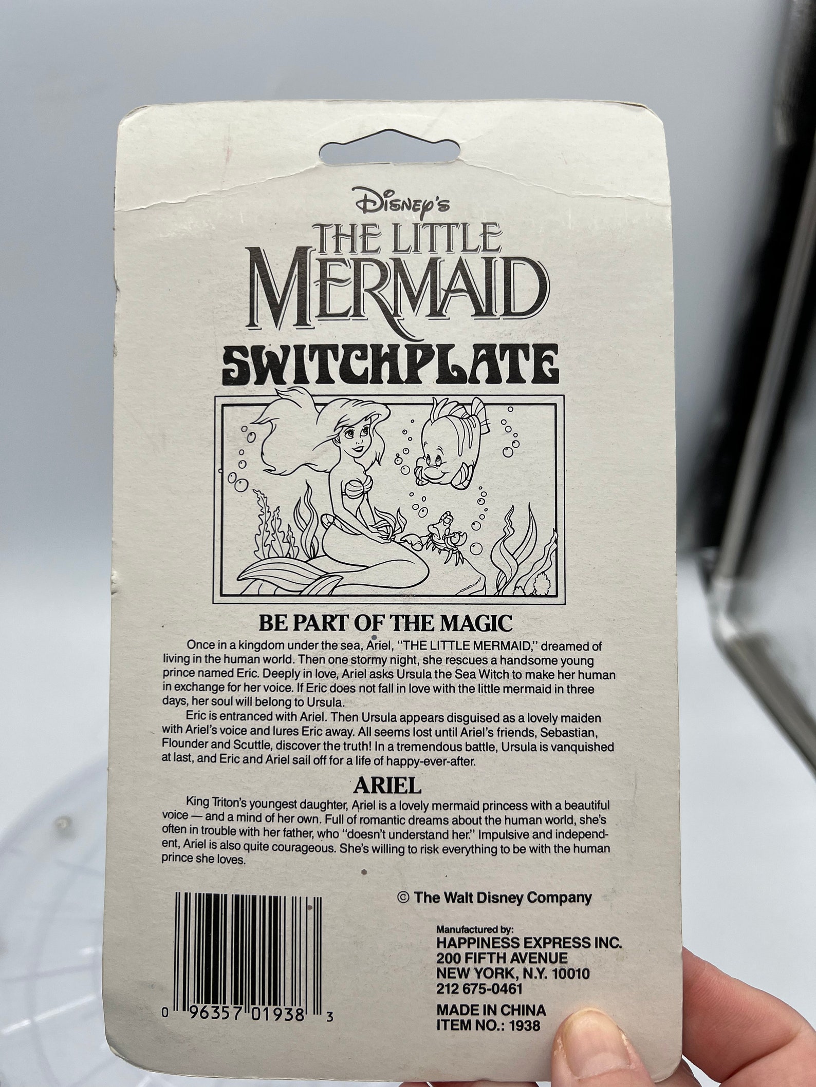 Disney the Little Mermaid Light Switch Cover New in Pack! - Etsy