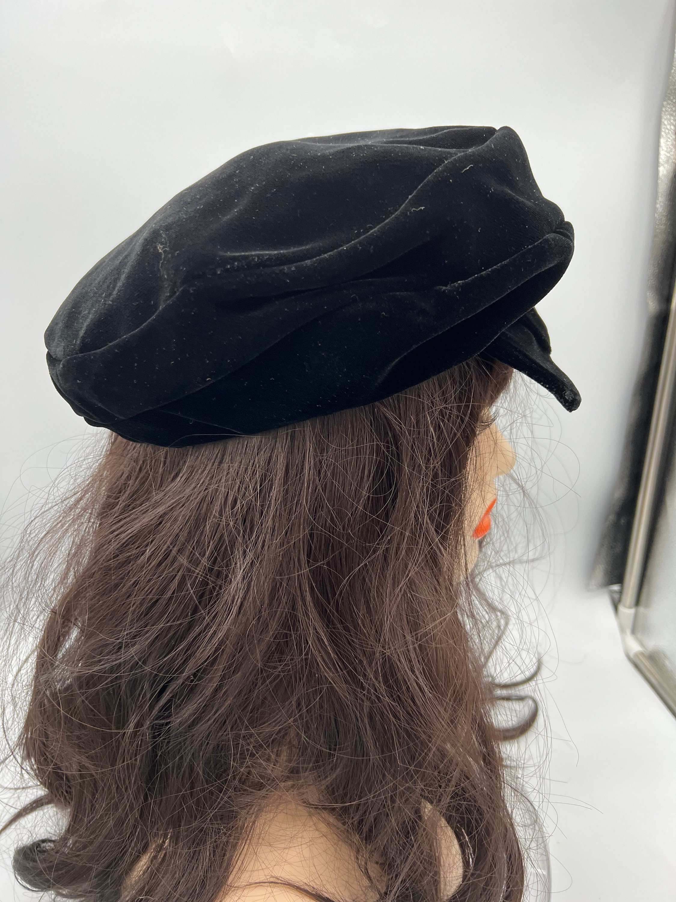 Vintage Bellini Original Black Velvet Ladies Hat. - Etsy