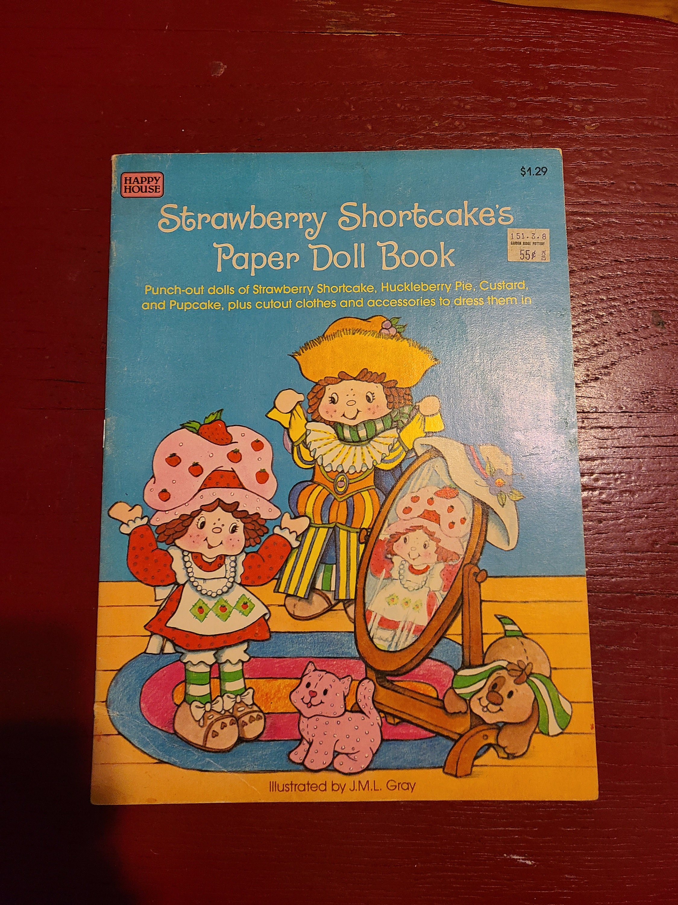 Vintage 1984 Strawberry Shortcake Paper Doll Book New Old - Etsy