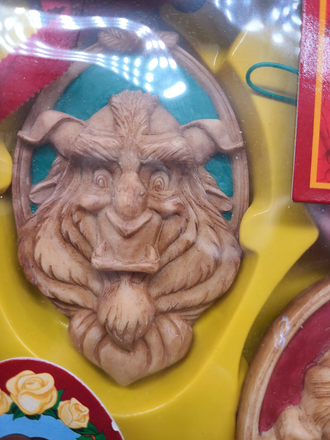 Vintage Disney's Beauty and the Beast Cameo Christmas Ornaments. - Etsy