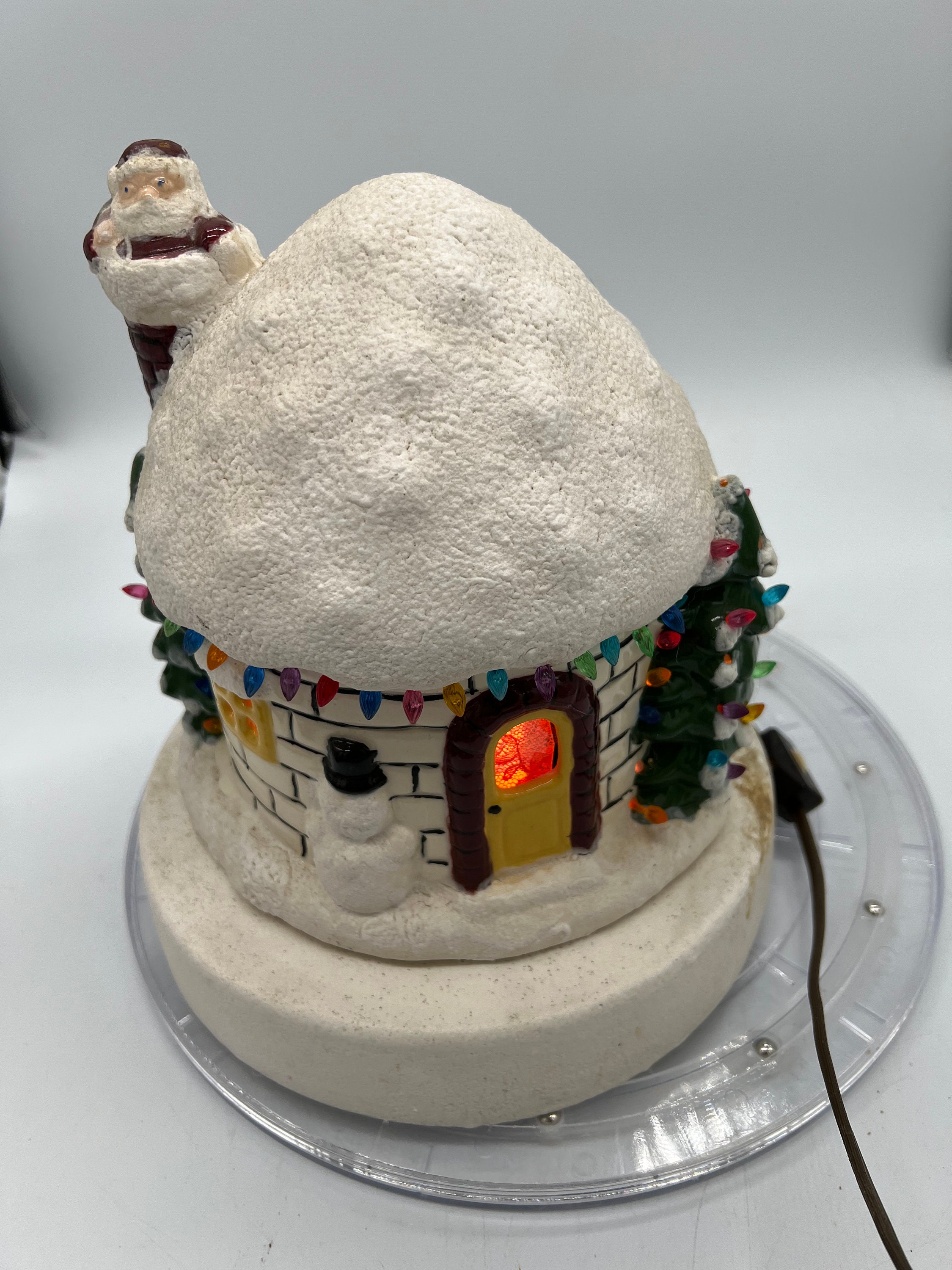 Vintage Christmas Dome Shaped Snow Village House Christmas - Etsy