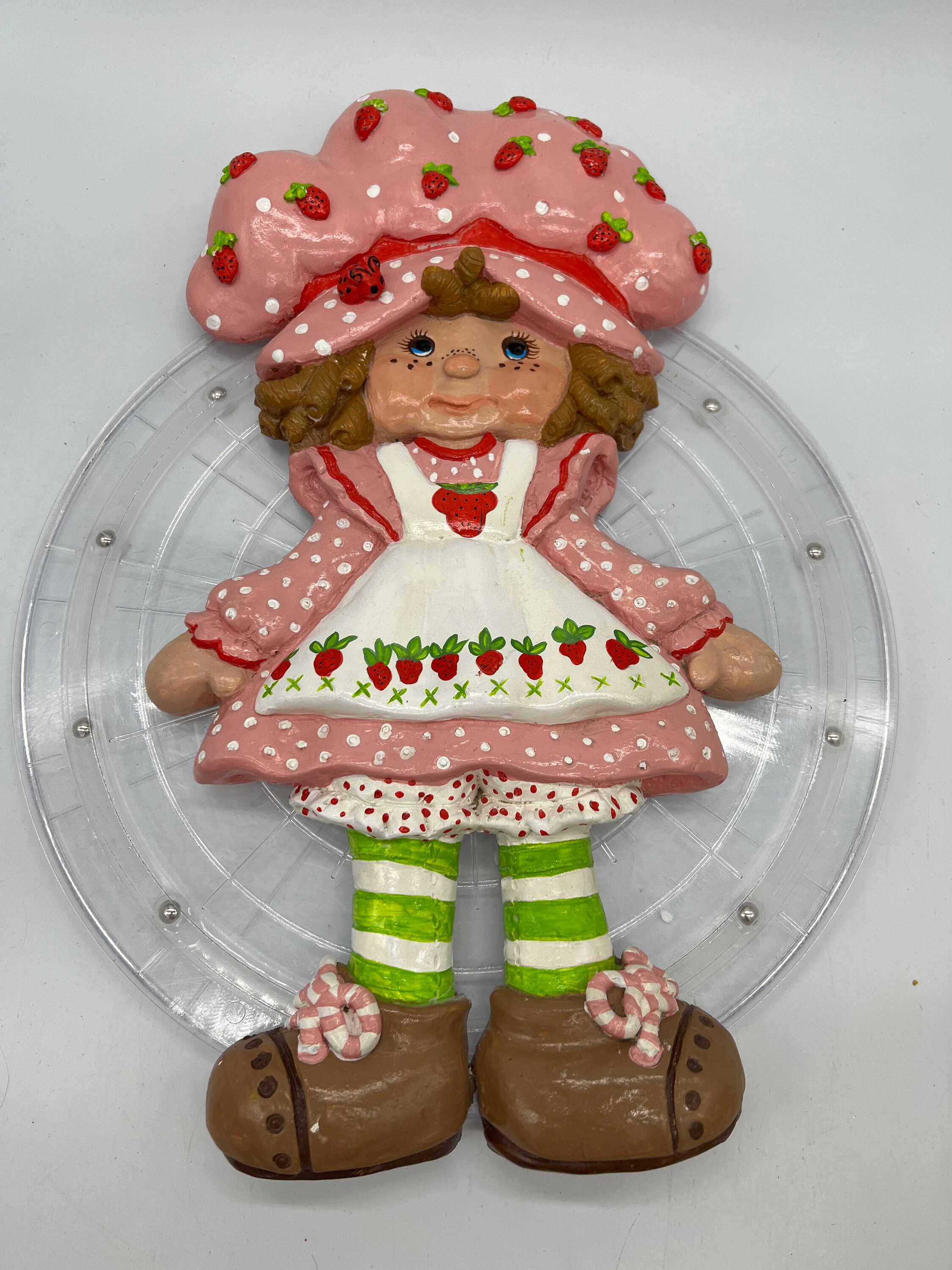 Rare Strawberry Shortcake Chalkware Wall Hanging - Etsy