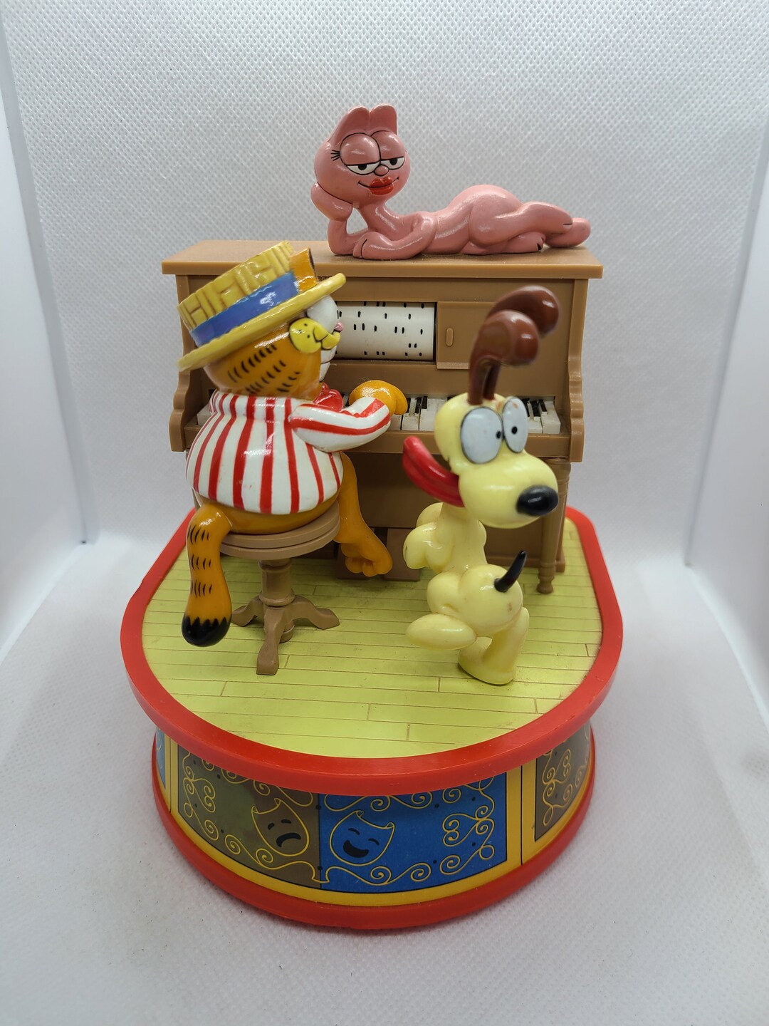 Vintage 1980s Garfield Jim Davis "the Entertainer" Music Box. - Etsy