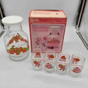 Vintage Rare 1980s Strawberry Shortcake Juice Set With Box. - Etsy