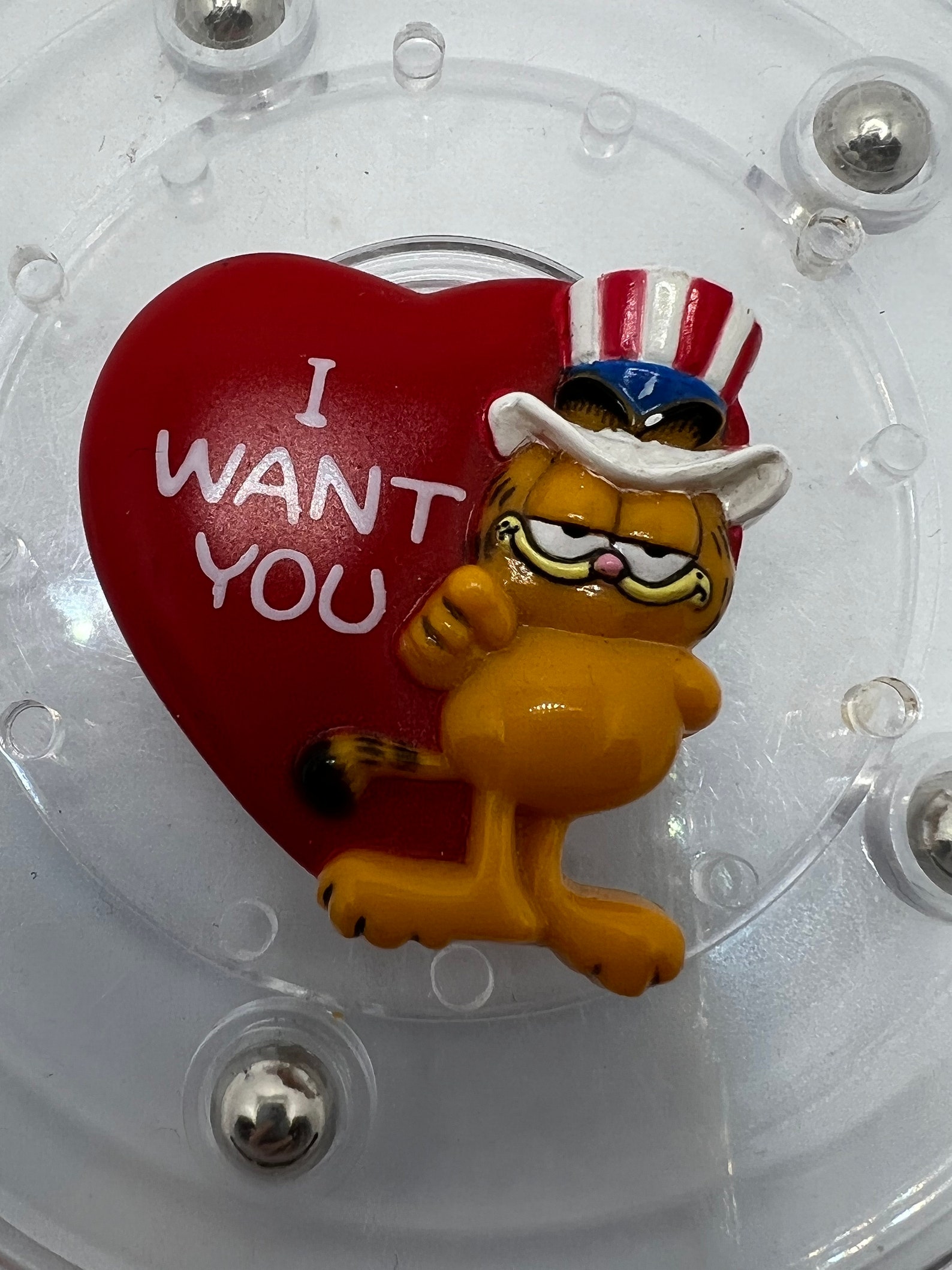 1980s Rare Garfield Valentine Themed Refrigerator Magnet I - Etsy