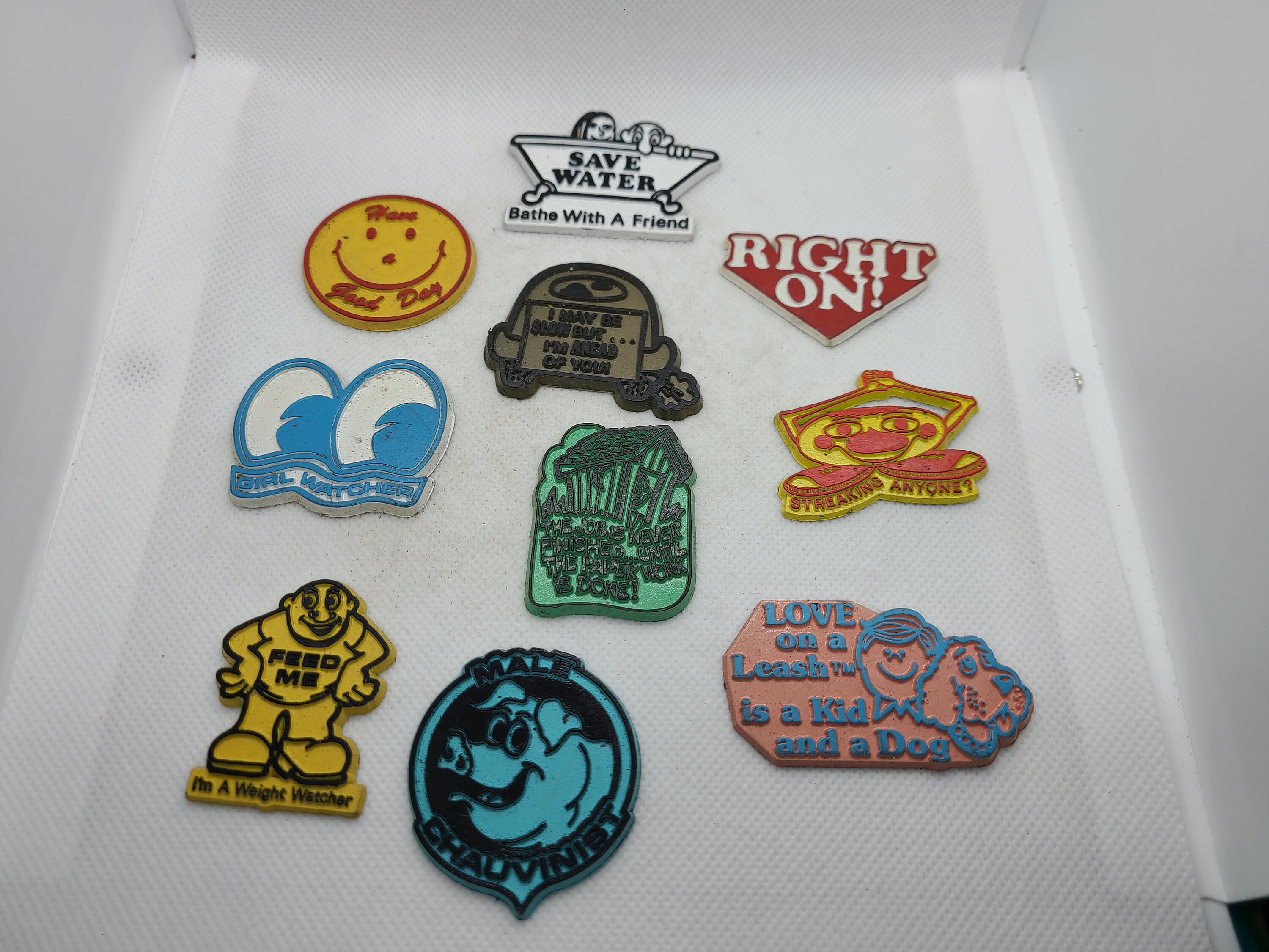 Vintage 1970s Rubber Novelty Refrigerator Magnets. Sold | Etsy