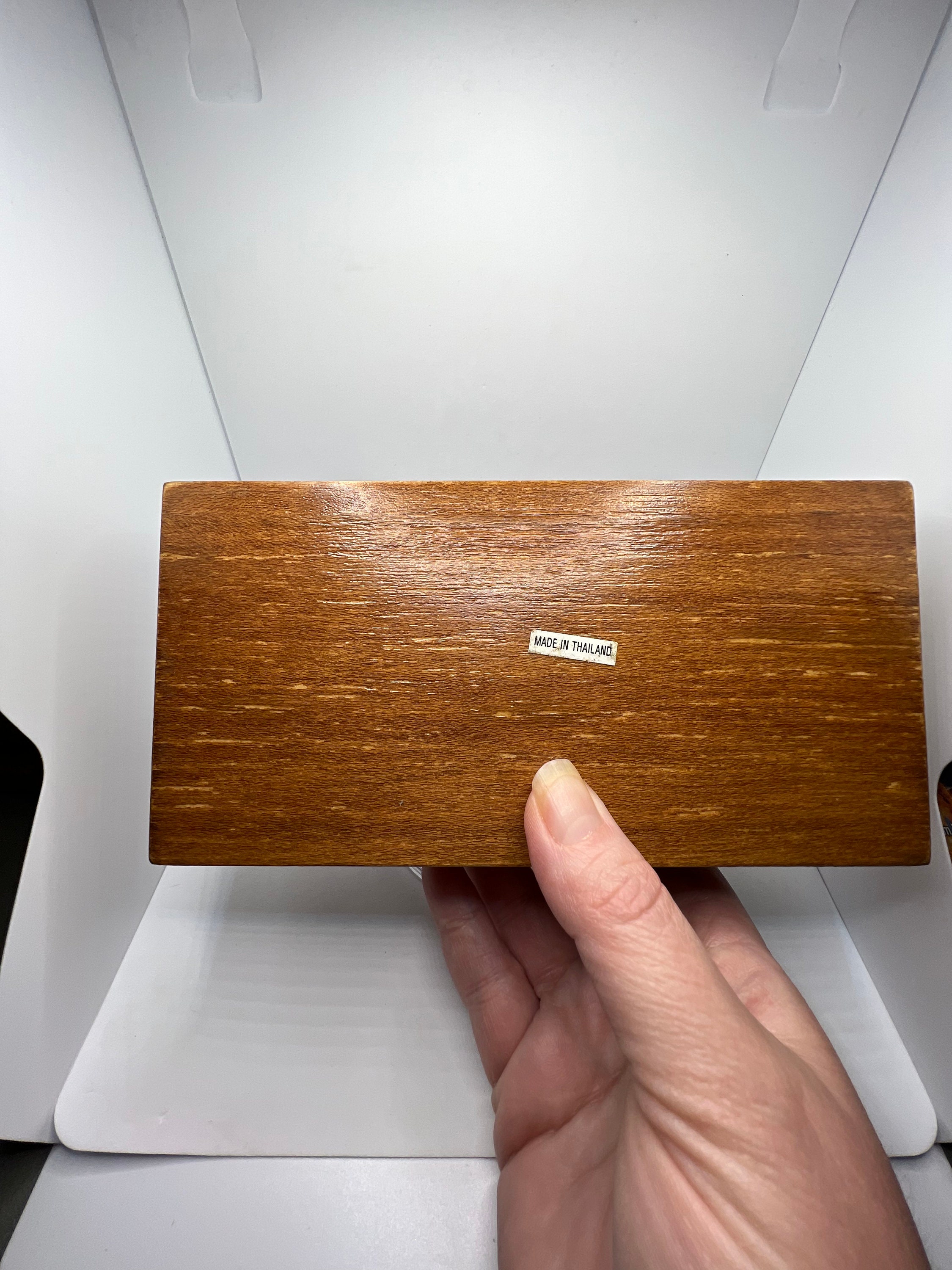 Vintage Made in Thailand Wood Box With 3D Trout Tin Top. Very - Etsy