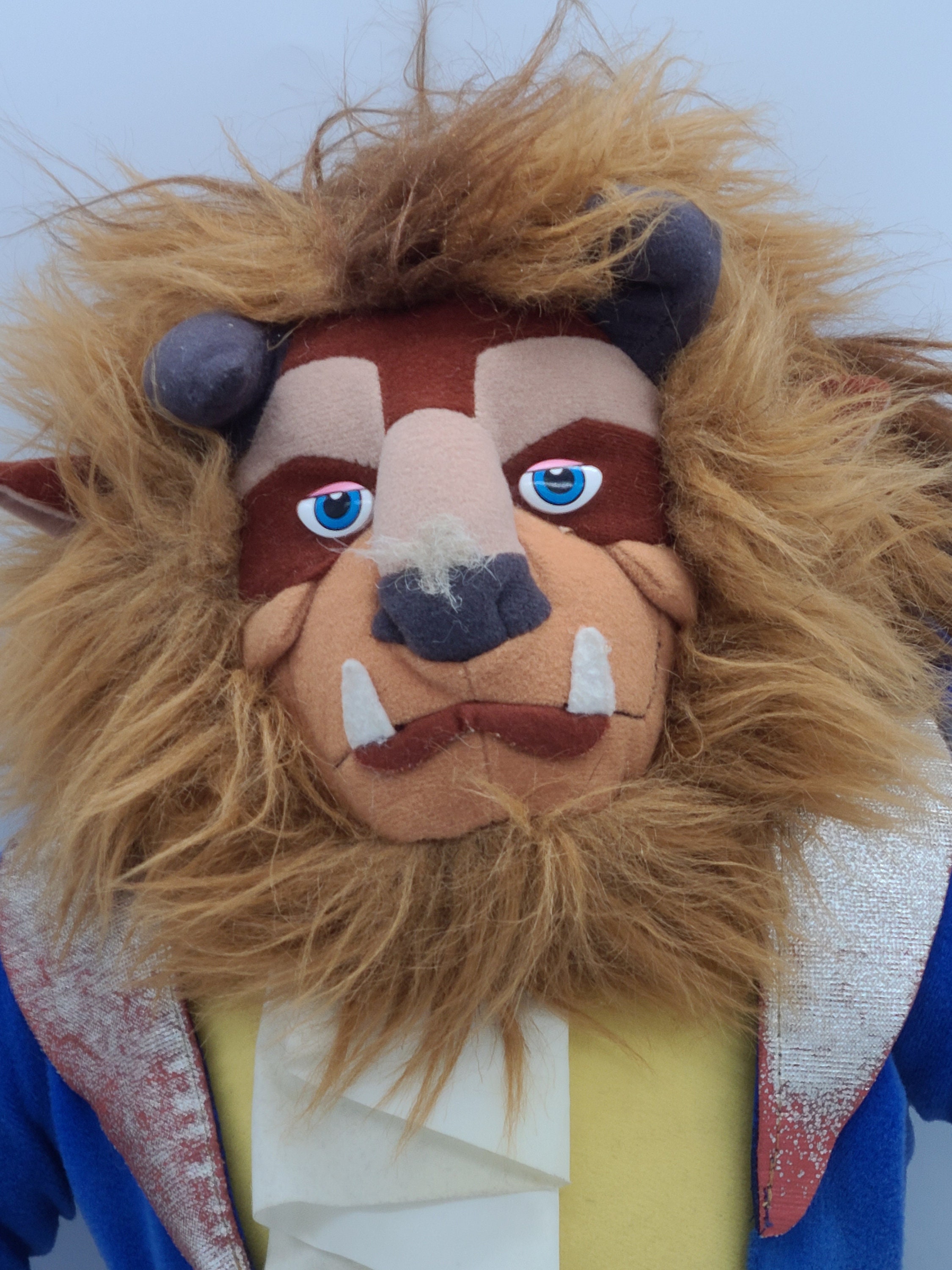 Vintage Disney's Beauty and the Beast 20 Inch Beast Plush - Etsy UK